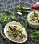 Snake Gourd Curd Chutney or Potlakai Perugu Pachadi - Masalakorb