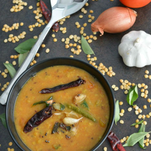 Tomato Pappu or Tomato Dal - Masalakorb