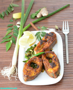 Spicy South Indian Style Fish Fry - Masalakorb