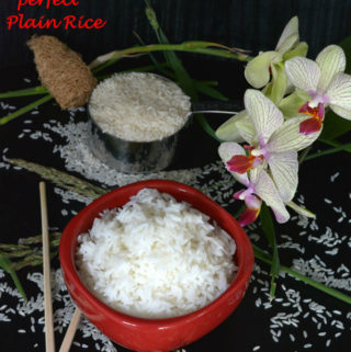 How to Cook Perfect Plain Rice - Masalakorb
