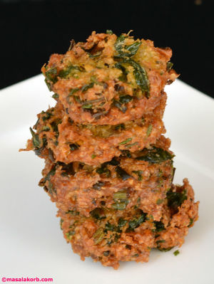 Sweet Corn Oats Masala Vada - Masalakorb