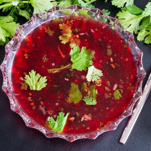 Beetroot Rasam Recipe | Immunity Boosting Soup Vegan - Masalakorb