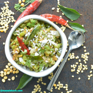 Beans Paruppu Usili | How to make Beans Usili - Masalakorb