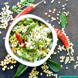 Beans Paruppu Usili | How to make Beans Usili - Masalakorb