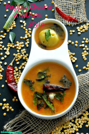Pappu Charu Andhra Style | Andhra Sambar Recipe - Masalakorb