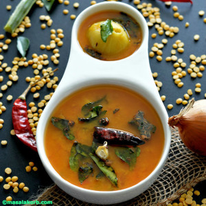 Pappu Charu Andhra Style | Andhra Sambar Recipe - Masalakorb