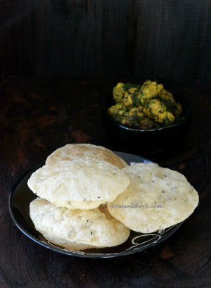 Bengali Luchi Recipe | Luchi | Maida Poori - Masalakorb