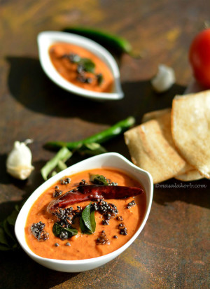 Tomato Chutney South Indian Recipe - Masalakorb
