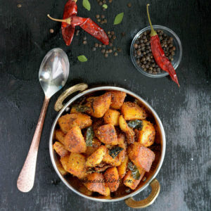 Chettinad Potato Roast | Urulai Kizhangu Varuval - Masalakorb