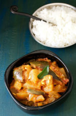 Dosakaya Tomato Curry Andhra Style | Yellow Cucumber Curry - Masalakorb