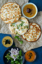 South Indian Onion Uttapam Recipe | How to make Onion Uthappam - Masalakorb