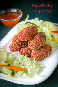Vegetable Chop Bengali Style | How to make Veg Bullets - Masalakorb
