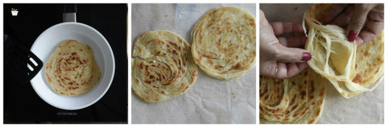 Kerala Style Parotta | Malabar Parotta | Layered Paratha - Masalakorb