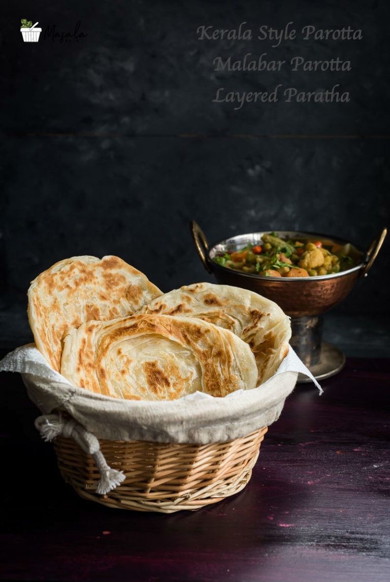Kerala Style Parotta | Malabar Parotta | Layered Paratha - Masalakorb