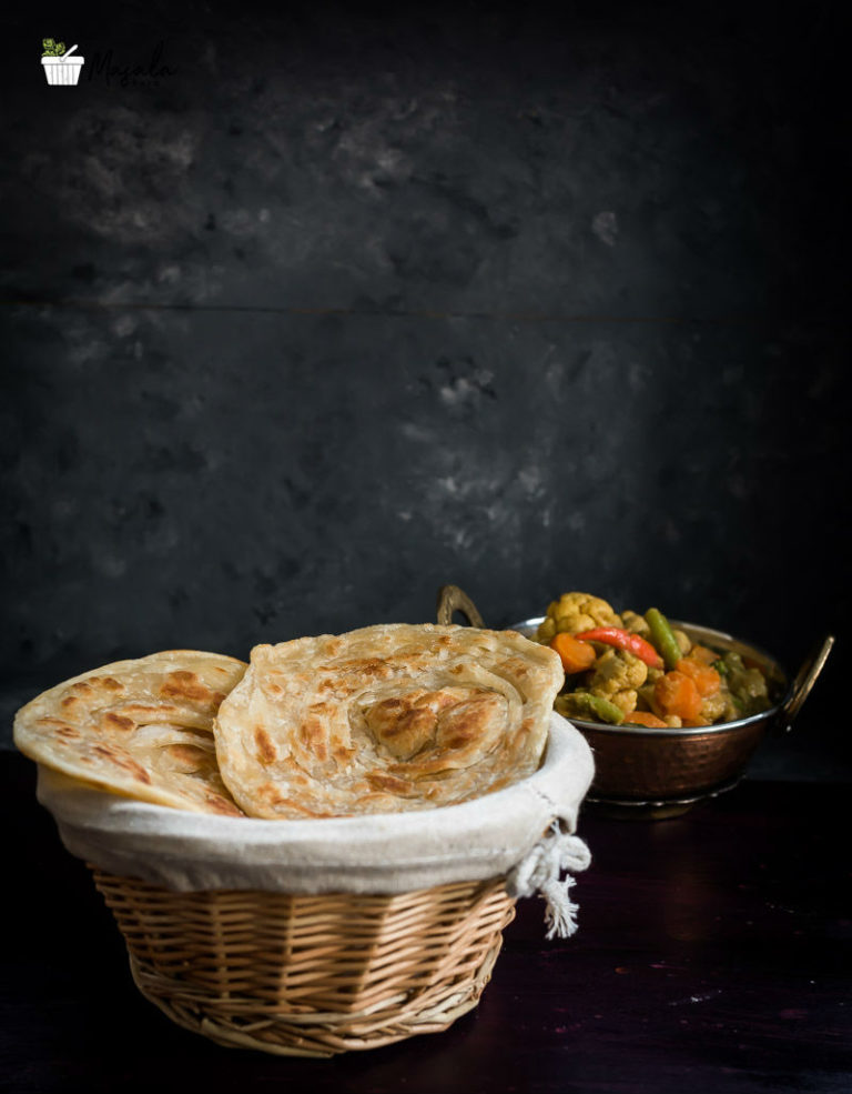 Kerala Style Parotta | Malabar Parotta | Layered Paratha - Masalakorb