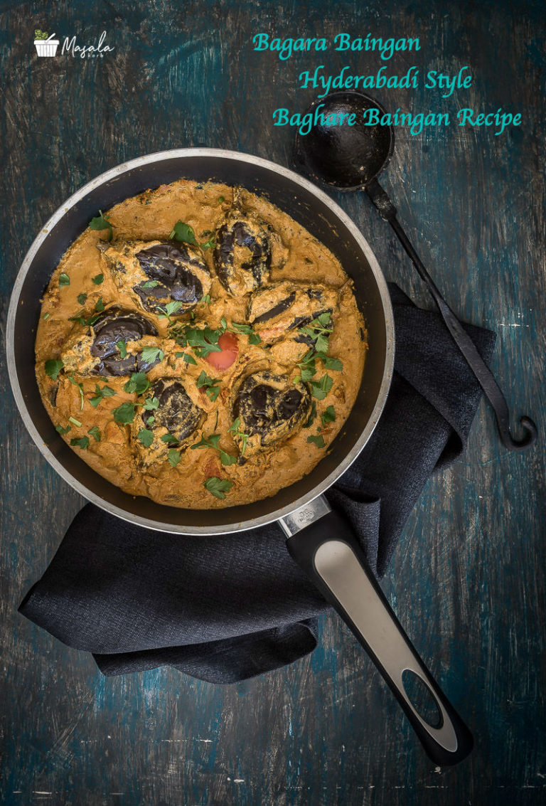 Bagara Baingan Hyderabadi Style | Eggplant Masala Curry - Masalakorb