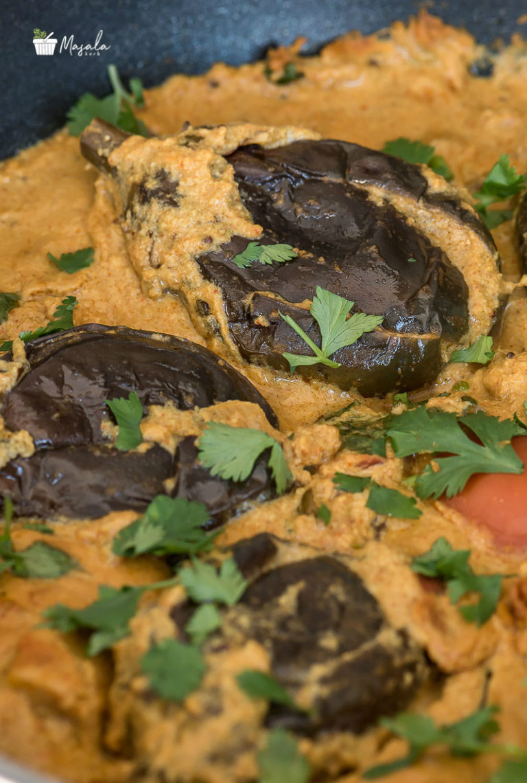Bagara Baingan Hyderabadi Style | Eggplant Masala Curry - Masalakorb