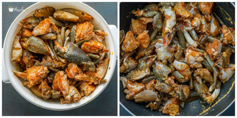 Crab Masala Fry Recipe | Chettinad Nandu Varuval | Crab Fry- Masalakorb