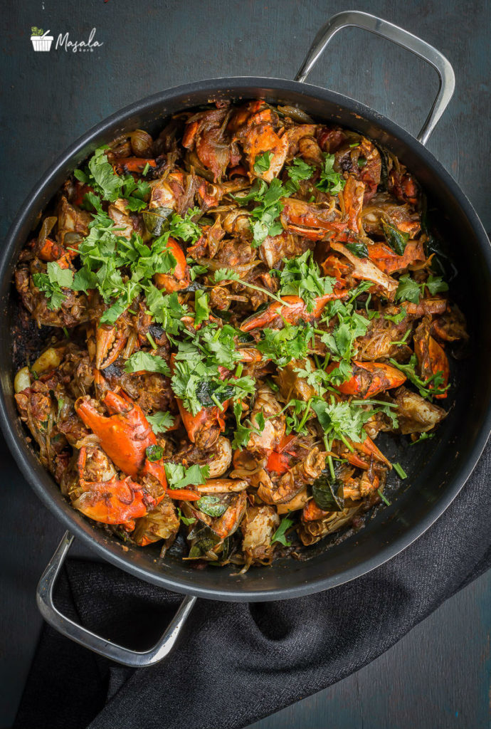 Crab Masala Fry Recipe | Chettinad Nandu Varuval | Crab Fry- Masalakorb