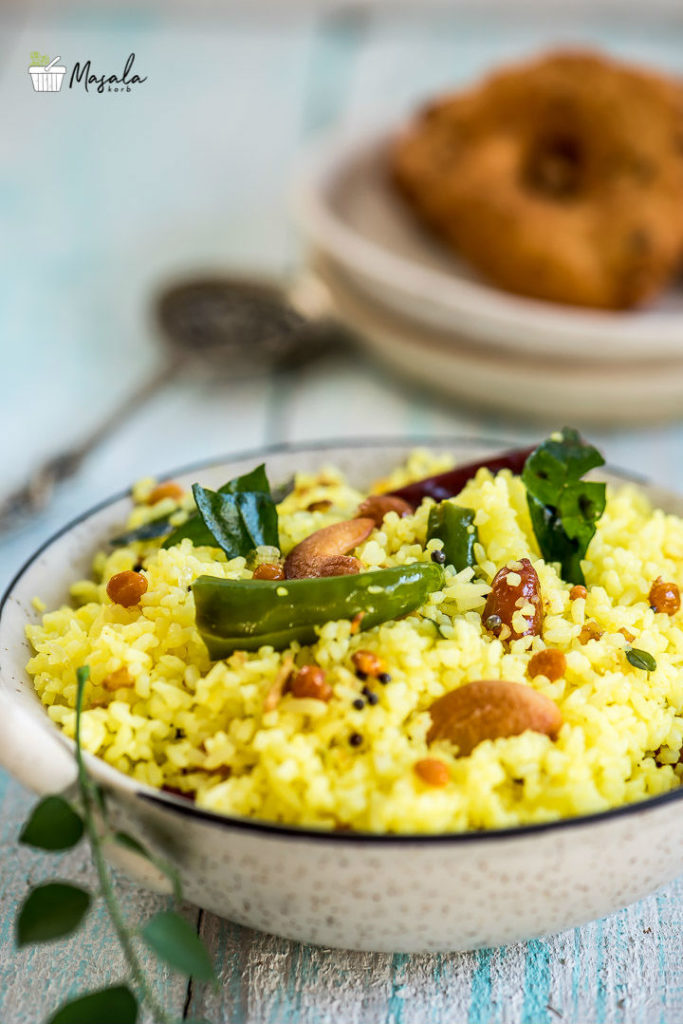 Rava Pulihora Recipe with Lemon | Pindi Pulihora For Ugadi - Masalakorb