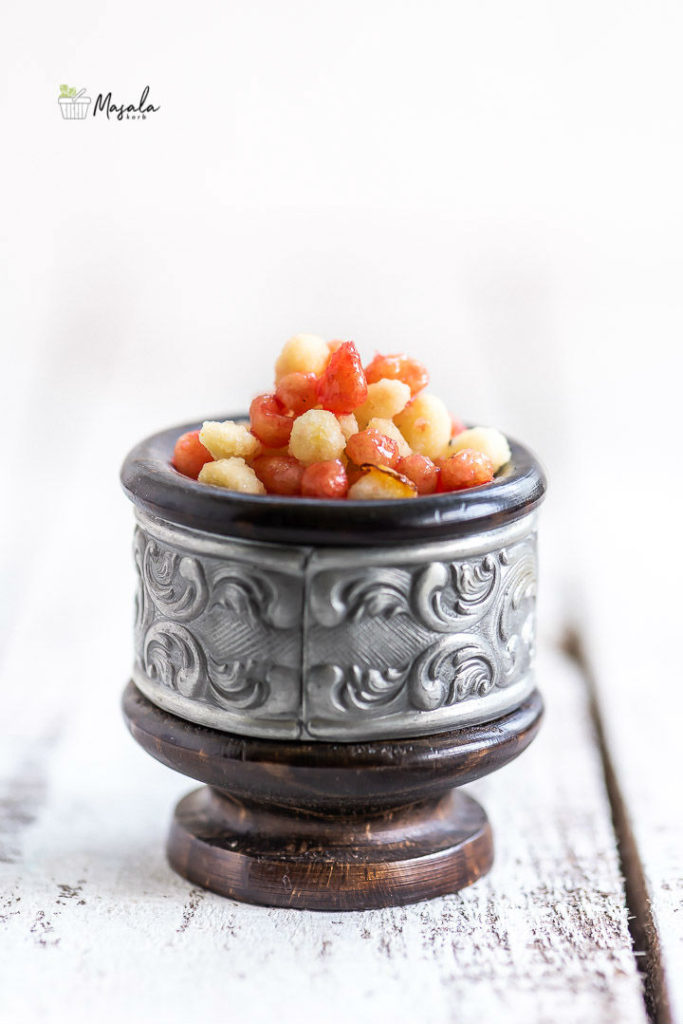 Sweet Boondi Recipe Step by Step | Meethi Boondi Recipe - Masalakorb