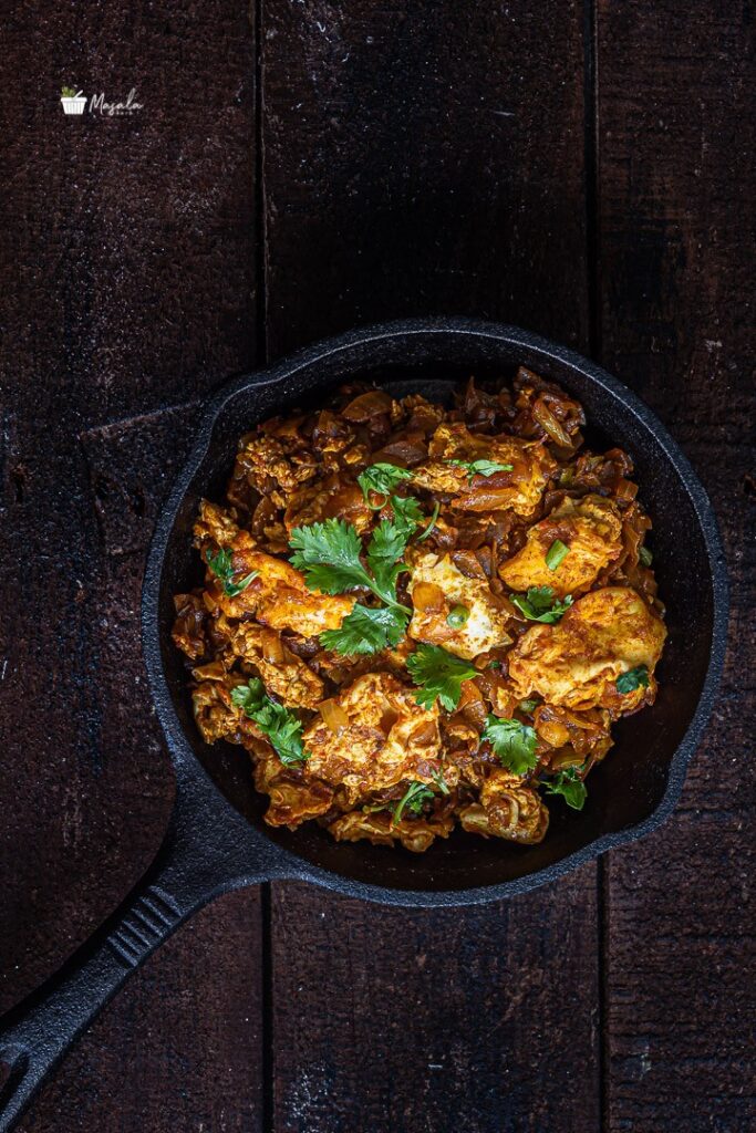 Egg Bhurji Masala - Egg Porutu| Scrambled Eggs Indian Style- Masalakorb