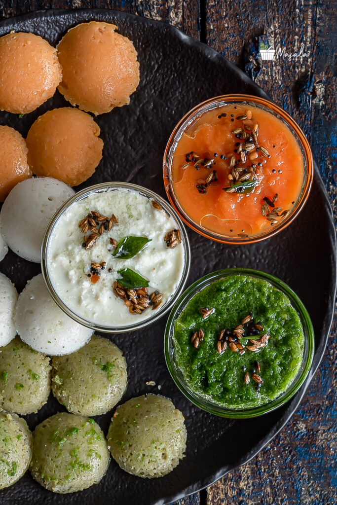 Tricolour Idli Recipe (Mini Idli) | Tiranga Idli for Republic Day ...