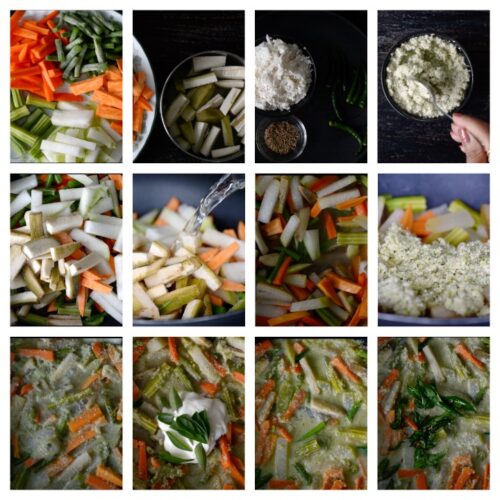 Easy Aviyal Recipe (Aviyal Recipe) - How to make Avial Curry - Masalakorb